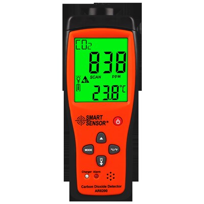 希玛AR8200/AS8403二氧化碳气体检测仪 便携式CO2浓度测试报警器