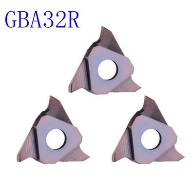 三角形三头立装卡簧槽刀片GBA32R100不锈钢钢件刀粒100浅槽刀片