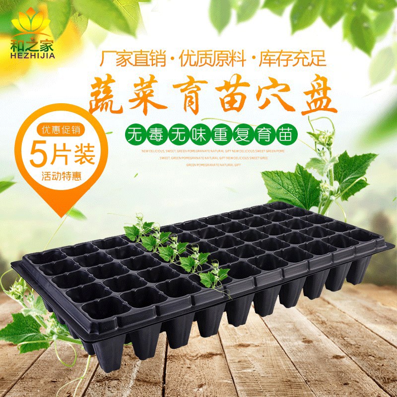 加厚花卉芽苗菜培育箱穴盘多肉种植育苗盒育苗盘塑料营养钵盆