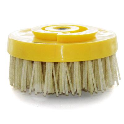 易光四寸圆刚盘型金石蜗牛锁研磨刷石材皮革面刷用刷角磨专WQV机