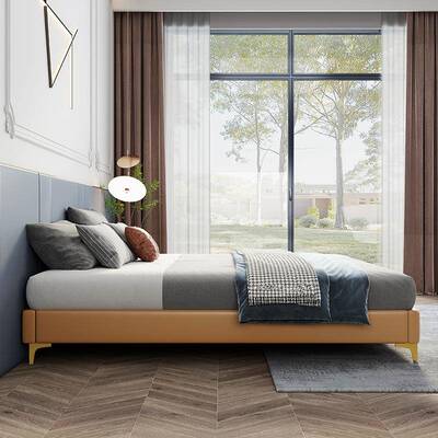 无床头S601#榻米皮小床床架房间小户型床1榻.2米卧室储床1物.5米