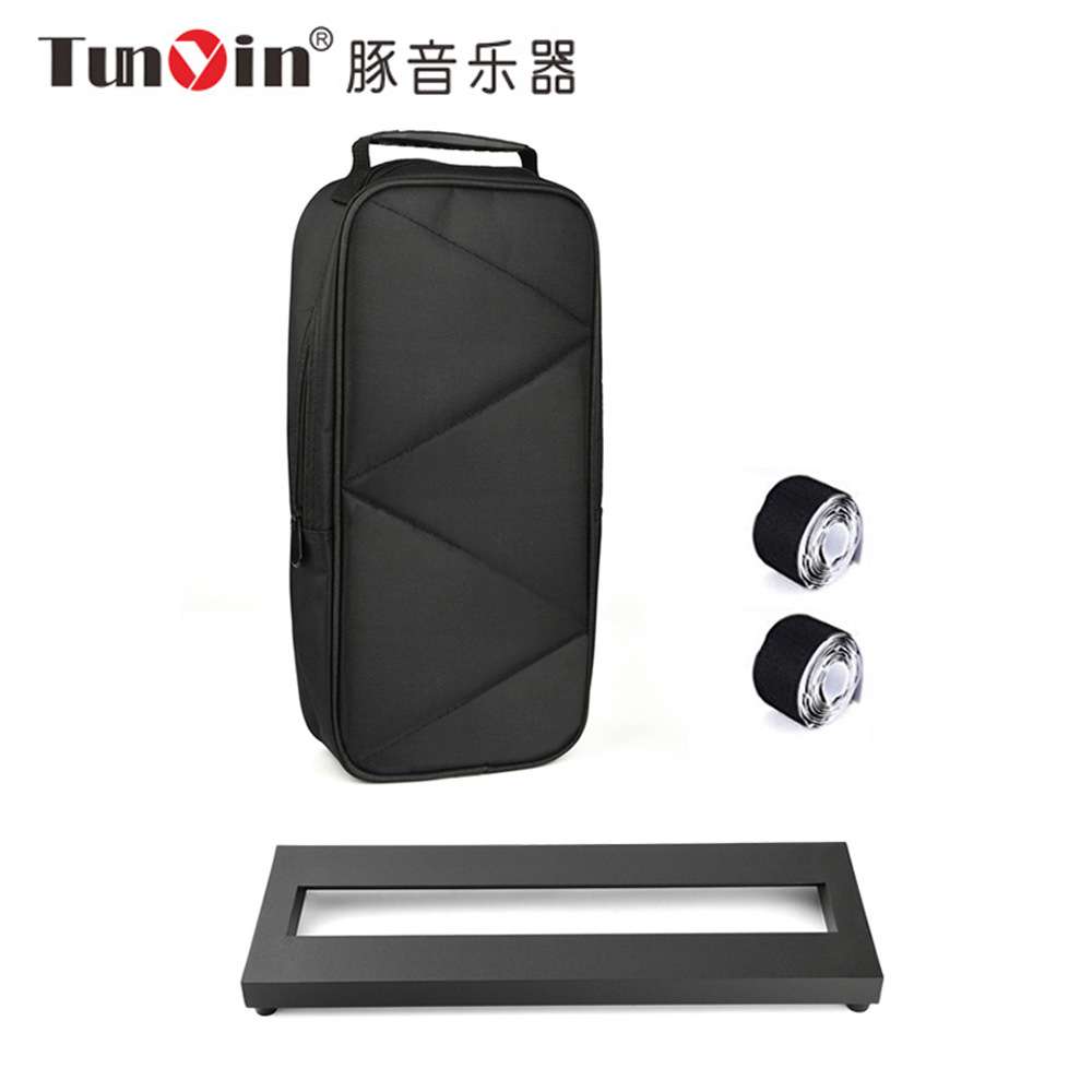 定豚音乐器配件电吉他效果器支架小号效果器板固定架批
