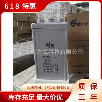 蓄电池GFM-300双登 免维护铅酸型2V300AH