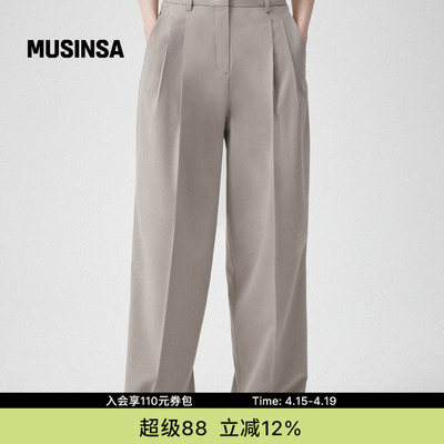 musinsa standard韩国26春季新品女士日常通勤百搭时尚休闲长裤