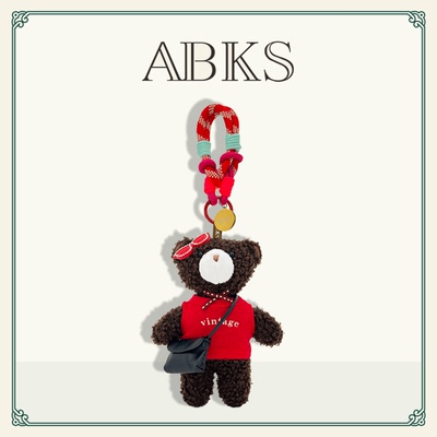 ABKS正品原创手工包包挂件
