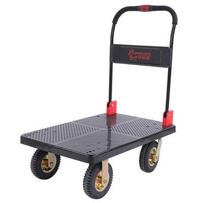 好推手推物拉货搬运货折叠四轮60269手拉拖车物车流小推意车