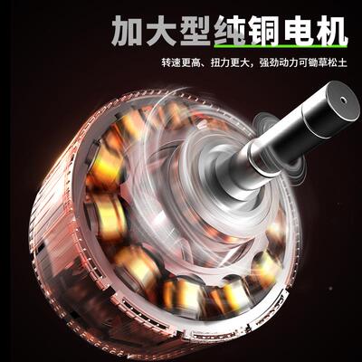 电动割除VFH草机小型家绿化修剪220v插用电式大功草坪打草率草机