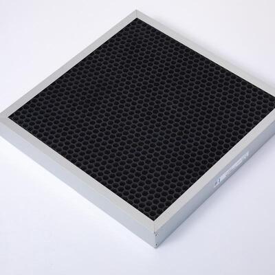 蜂窝活性工炭过滤箱颗粒板式业用臭除废气平板状式空气ENT净化过