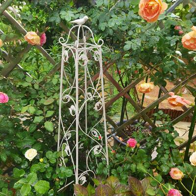 YCV欧式园艺盆栽架花架铁支架花盆架花艺阳园台铁线莲立式爬藤支