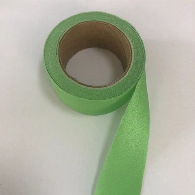 多色真丝双绉包边条圆绲边 已复衬12姆米真丝双绉包边条斜裁辅料