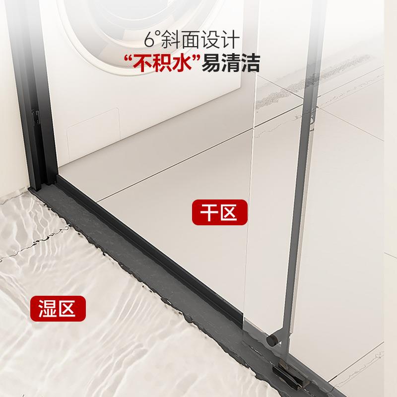一字型淋浴平移门玻璃房断体式整体203干一湿分离推拉门浴室卫生