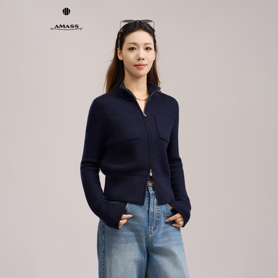 阿玛施秋冬松弛感运动风百搭外套