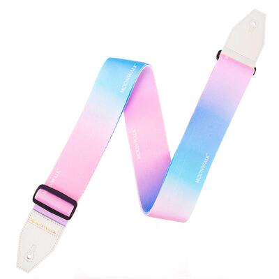 MOONWALK DF-20经典覆古提花CV电木吉他贝斯豹纹钻石绒背带 沐恩