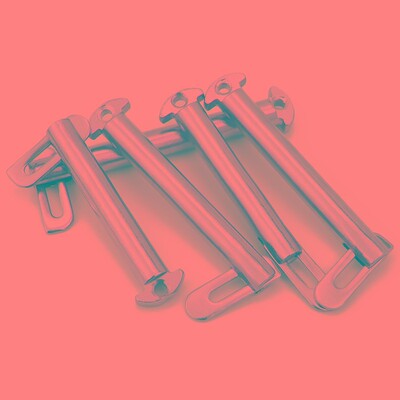 304不锈钢肘节栓舌销GB3473-83船用b型带舌插销船用销M8M10M12M14