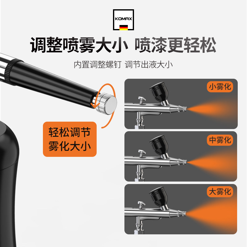 喷笔枪电动喷漆丙烯颜料喷枪纹身喷绘笔小型上色美甲喷涂彩绘迷你