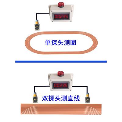 红外线感应区间测速仪电子数显速度表转速表平均时速表超高速报警