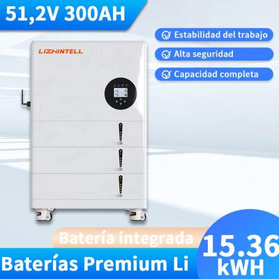 VersátilsoluciónsolarLiFePO451.2V300Ah200ah15.36kwh