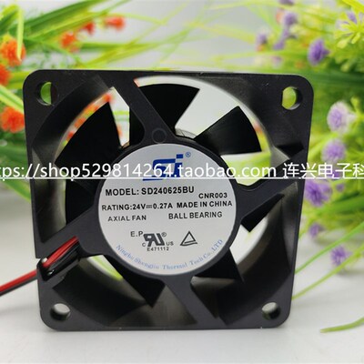 生久SD240625BH/BU/BM 6025 CM 24V 0.19A 0.27A 0.33A变频器风扇