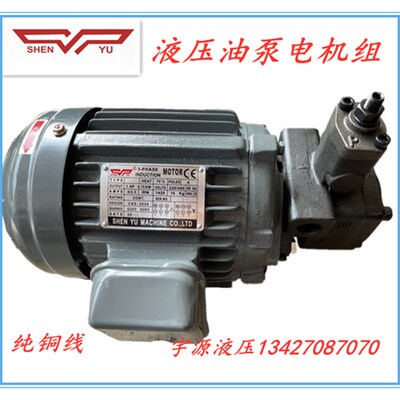 液压油泵电机组0.75KW/1.5KW/2.2KW 3.7KW VP20 15 40FA3台湾神煜