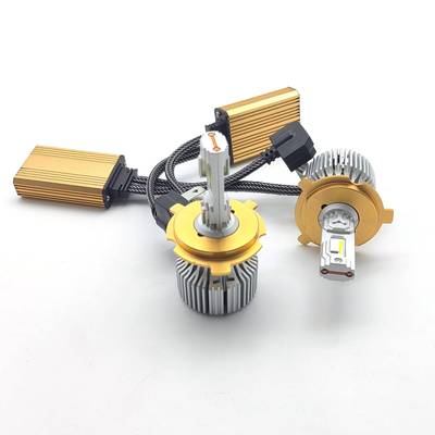 H4 H19 LED大灯汽车大灯高亮解码LED headlamp 80W luces led 24v