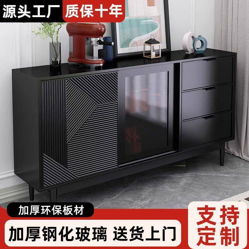 轻奢餐边柜物柜家用斗柜客厅茶水收纳储柜KOD厨碗房盘橱柜置物柜