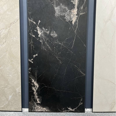 通体大理石瓷砖黑色600x1200客厅卫生间商铺防滑地砖工程仿古砖