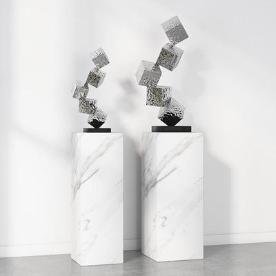 面现代家品居奢轻不锈钢桌雕JJC塑装饰客厅电视柜旁边落地艺术品