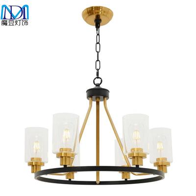 亚马逊跨境餐厅灯吊灯美式工业客厅卧室创意个性灯具Chandelier