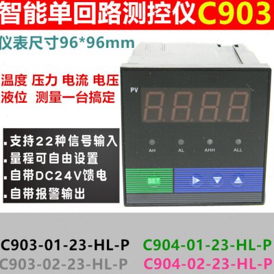 HWP-C903 C904 智能单回路测控仪 液位显示仪 液位控制器 C703704