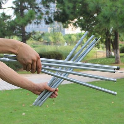 支路超轻门庭杆2米加高撑杆天幕支撑杆(1副2根)帐篷配件 16mm支架