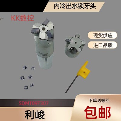 SDMT09T307SN钛合金快进给刀片高效开粗刀航空专用MKM113锁牙铣刀