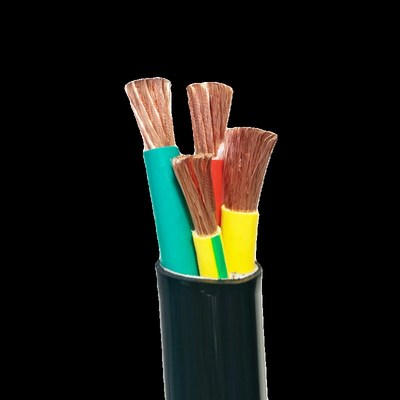 国标RVVb铜芯软电缆线2 3 4 5芯10/16/25/35/50平方三相四线护套