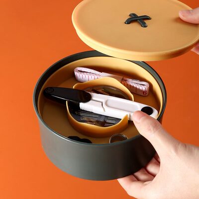 家用迷你针线盒套装便携式针线收纳盒阵线包手缝针小型缝纫活工具