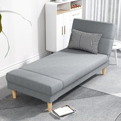 阳台布艺床沙发折叠床两用贵妃躺椅沙发榻单人床拼接床加宽床客厅