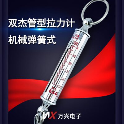 双杰管型测力计弹簧拉力计测力计LTZ-10N20N30N50N100N牛顿拉力棒