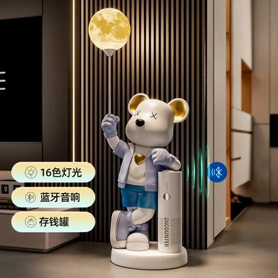 厅源头工厂新款网暴力熊摆件大号客电视柜大红型落装品乔迁AKD667