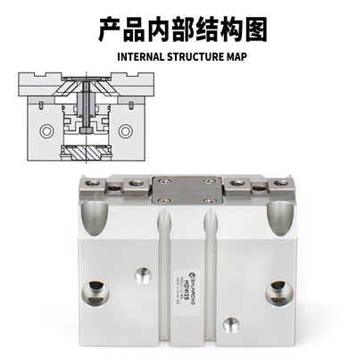 气立可型平行强力机械夹爪HDW20/25/32/40/50/63/80/手指气缸现货