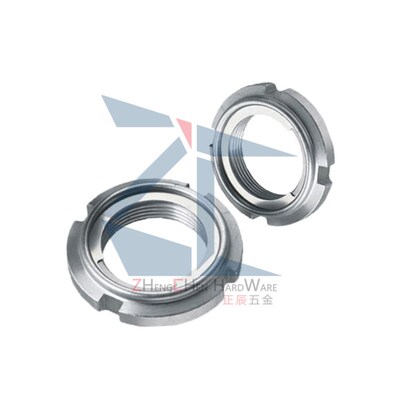 (品质保证)精密U型螺帽FUN00SC金属自锁螺母开槽式锁紧螺母