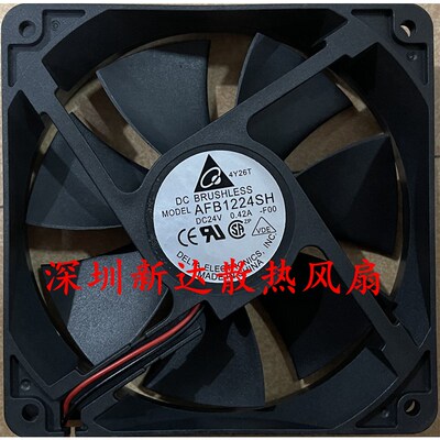 全新原装Delta台达AFB1224HH/VH/M/SH 12CM散热风机24V变频器风扇