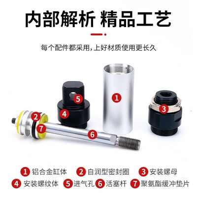 气动铝合金迷你气缸MAL16/20/25/32*25-50X75/100/125/150CA 小型