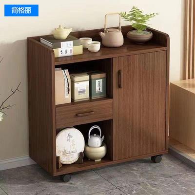 柜餐边茶水柜客厅收纳子储物柜家用移动简RTR易柜碗柜可备餐柜碗