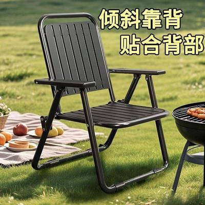 新款户外围椅庭客院办SZH椅子约阳台棋牌简靠背椅可公折叠室外休