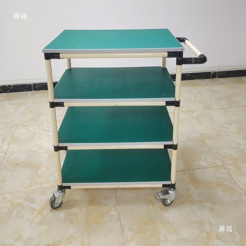 防静周电转车车物手推精益694复合管车间流水料线工作台线棒货架