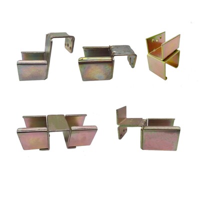 钣金流利条接头连接件铝合金滑轨滑道挂钩配件精益管用EF-2044C