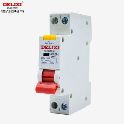 DZ47PLES双进双出1P+N家用16A空气20A开关带漏电32A保护器