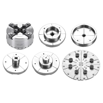 3.5寸4寸快换卡盘木工车床自定心木旋车旋木料夹持撑持乌骓卡盘