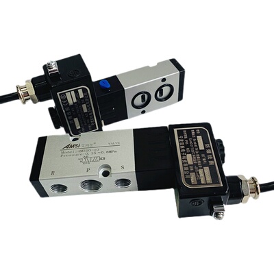 板式贴面防爆电磁阀DC24V气阀4M210-08/4M310-10/4M410-15AC220V