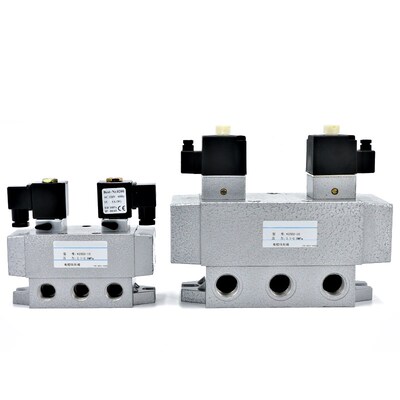 K25D2H气动电磁控制阀K25D2-8/15/20/25换向阀24v双头220v电磁阀