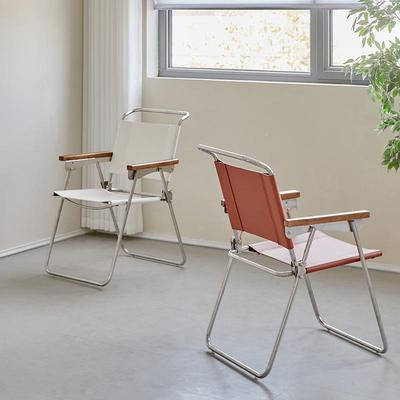 TY2北39#TY2439#欧复古餐椅家用现代简约4不锈钢马鞍皮叠靠背椅网