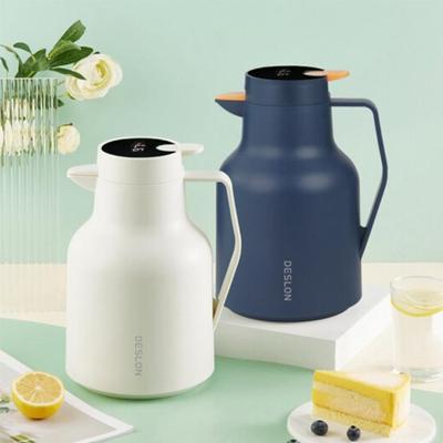 智享温显保温壶DZXH-1500CNW/BL玻璃内胆保温水壶温度显示